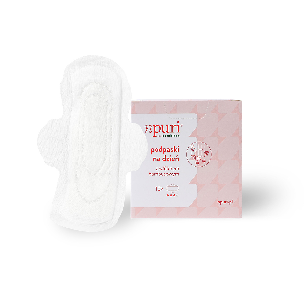 npuri by Bambiboo sanitary pads for daytime with bamboo fiber, op.12 ...